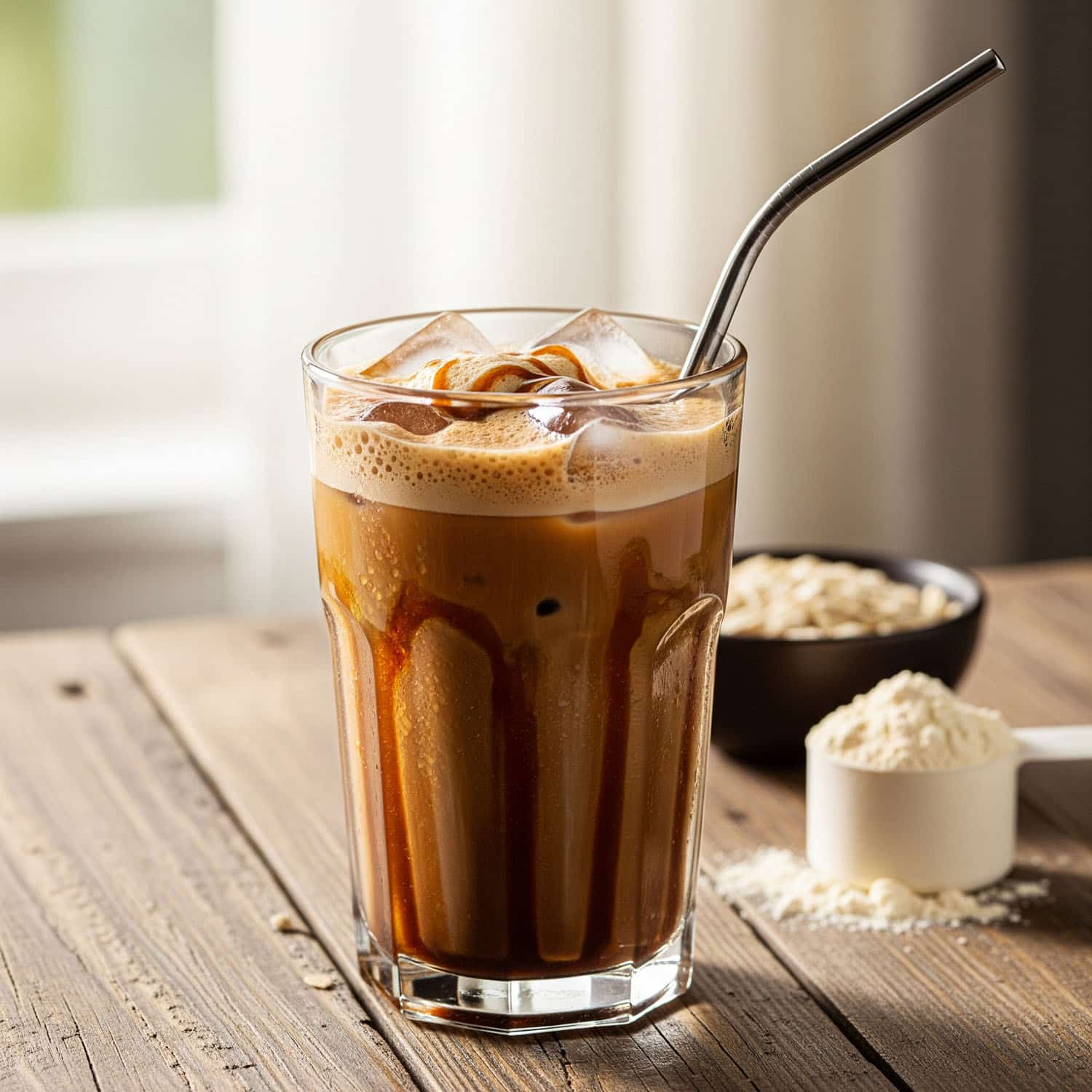Protein Iced Coffee Recipe for Fat Loss & Energy